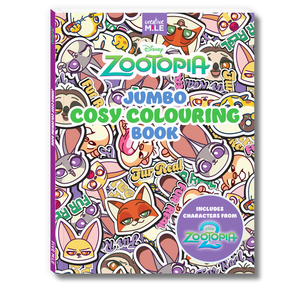 Disney Zootopia Jumbo Colouring Book – Five Mile Press