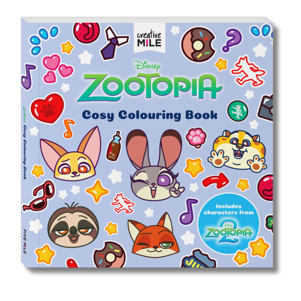 Disney Zootopia Cosy Colouring Book – Five Mile Press