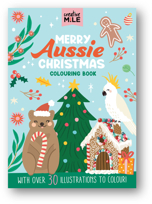 Merry Aussie Christmas Colouring Book – Five Mile Press